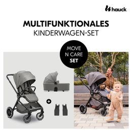 hauck Kinder Kombi-Kinderwagen "Move N Care Set", grau, Aluminium, Kunststoff, Polyester, Polyurethan, Kinderwagen, belastbar bis 22 kg