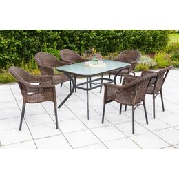 Gartentisch Merxx, B:85cm H:74cm T:150cm, braun, Outdoor, Tische, "Ravenna", 85x150 cm