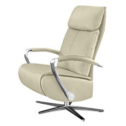 Relaxsessel W.Schillig, B:68cm H:113cm T:83cm, beige, Stoff S37 (100% Polyester): Luxus-Microfaser in Lederoptik, Wohnzimmer, Sessel, "rumbaa",