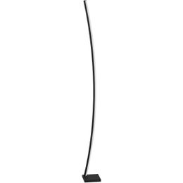 Eglo Stehlampe "PICACHA", H: 162,5cm, 1 Stk., schwarz, Wohnzimmer, Leuchten, Stehleuchte in schwarz aus Stahl - 29W - Warmwei&szlig;