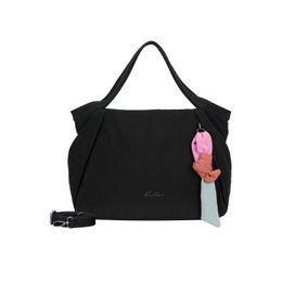 Herren Schultertasche "Slouchy", Fritzi aus Preussen, schwarz, Nylon, unifarben, Taschen, mit Knotenanh&auml;nger