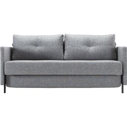 Schlafsofa, B:154cm H:77cm T:103cm, beige, INNOVATION LIVING , Jugendzimmer, Sofas, "Cubed Klappsofa, hochwertige Schlaffunktion, Design und extra