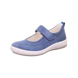 Legero Damen Ballerina "Legero Ballerinas Veloursleder", Gr. 38,5, blau, Veloursleder, Schuhe