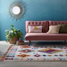FLAIR RUGS "Nahua" rechteckig 20 mm H&ouml;he Berber-Optik, Wohnzimmer