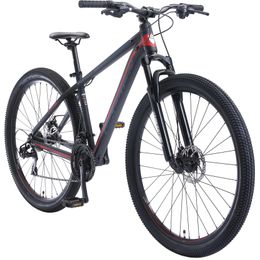 Bikestar Mountainbike, 43cm, 29 Zoll (73,66cm), schwarz, Fahrr&auml;der, f&uuml;r Damen und Herren, Kettenschaltung