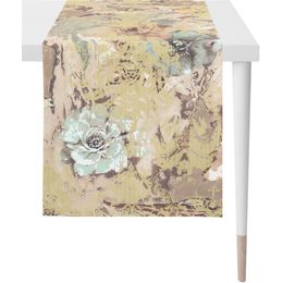 Tischl&auml;ufer Apelt, B:46cm L:135cm, grau, Polyester, Tischdecken, "Noemi - Herbstzeit, Herbstdeko, Herbst", Digitaldruck