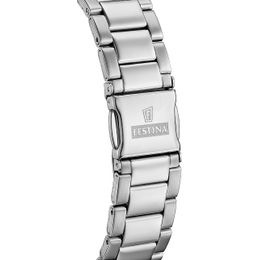 Festina Damen Quarzuhr, silber, Armbanduhren, Armbanduhr, Damenuhr, Herrenuhr, Edelstahlarmband, analog, Tag