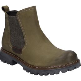 Josef Seibel Damen Stiefelette "Marta 03, oliv-kombi", Gr. 37, grün, Obermaterial: 100% Rindsleder Leather cow., Schuhe