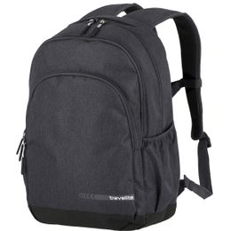 Travelite Damen Laptoprucksack "KICK OFF Rucksack L", grau, Polyester, unifarben, Basic, Rucks&auml;cke, Freizeitrucksack Arbeitsrucksack Schulrucksack