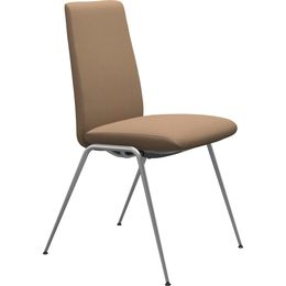 Polsterstuhl stressless, B:57cm H:92cm T:59cm, braun, Microfaser DINAMICA (88% Polyester, 12% Polyurethan), Esszimmer, St&uuml;hle, "Laurel", Low Back,