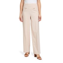 Betty Barclay Damen Marlene-Hose "Damen Marlene-Hose unifarben", grau, Gr. 38, Obermaterial: 86% Polyester, 14% Elasthan., Hosen, Form