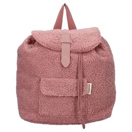 Vadobag Kinder Cityrucksack "Dublin Soft Whispers", pink, Kunstfaser, Rucksäcke, im flauschigen Design