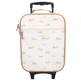 Vadobag Kinder Trolley, beige, Polyester, bedruckt, Koffer, mit coolen Flugzeug-Prints