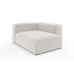 Ottomane OTTO HOME, B:130cm H:72cm T:160cm, beige, 100% Polyester, Sofas, "XL HAILY links/rechts bestellbar, extra tief, Maße B/T/H: 130/160/72cm",