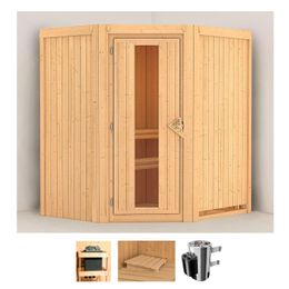Karibu Sauna "Tomke", Saunaofen, integrierte Steuerung, 3,6 kW, beige, Saunen, Ofen 3,6 kW intgr. Strg