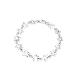 Elli Damen Armband "Sterne 925 Sterling Silber", 19cm, ohne Stein, Silber 925 (Sterlingsilber), silber, Silber 925 (Sterlingsilber), Armb&auml;nder