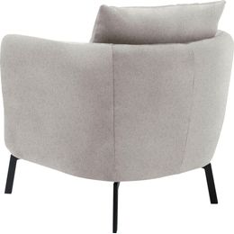 Sch&ouml;ner Wohnen Kollektion Sessel, B:86cm H:68cm T:86cm, grau, SCH&Ouml;NER WOHNEN-KOLLEKTION, 16% Baumwolle, 79% Polyester, 5% Polyacryl, Wohnzimmer, Sessel, "Pearl - 5 Jahre