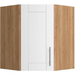 Eckh&auml;ngeschrank KOCHSTATION, B:60cm H:70,4cm T:34,9cm, braun, K&uuml;che, Schr&auml;nke, "KS-Ahus", Breite 60 x 60 cm