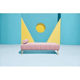 Daybett OTTO HOME, rosa, Daybetten, "Lucy", mit losen Rollenkissen