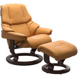 Relaxsessel stressless, B:75cm H:96cm T:75cm, gelb, Wohnzimmer, Sessel, "Reno", honey PALOMA