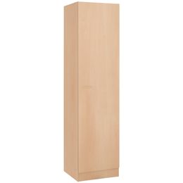 Mehrzweckschrank KOCHSTATION, B:50cm H:200cm T:50cm, braun, Holzwerkstoff, K&uuml;che, Schr&auml;nke, "KS-Elster", Breite 50 cm