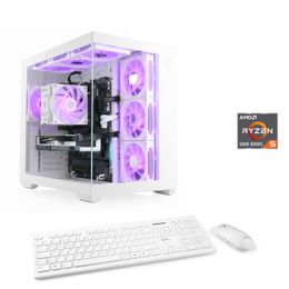 CSL PC "Vitrum Advanced V24476", Microsoft Windows 11 Home (64 Bit), 32 GB RAM 1.000 GB SSD, wei&szlig;, Desktop-PCs