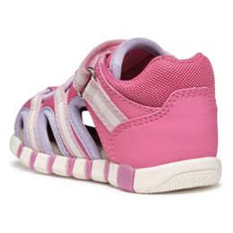 Geox Baby Lauflernschuh "B SANDAL IUPIDOO GIR", Gr. 22, pink, Synthetik, Textil, Schuhe, Sandale, Klettschuh, Babyschuh im sportlichen Trekking Look