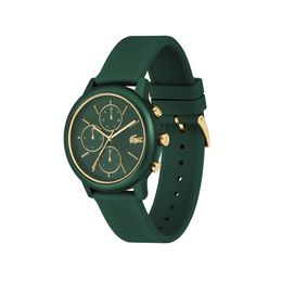 Lacoste Herren Multifunktionsuhr "Lacoste.12.12 MOVE MULTI", gr&uuml;n, Armbanduhren, Quarzuhr, Armbanduhr, Herrenuhr, Silikonarmband, analog