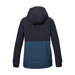 Killtec Jungen Funktionsjacke "KOS 141 BYS JCKT", blau, Gr. 128, Oberstoff: 100% Polyester, Futter: 100% Polyester, Jacken, Wasserdichte Kinderjacke,