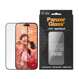 PanzerGlass Displayschutzglas "Ultra-Wide Fit Ceramic Protection Screen Protector", B:11cm H:1,3cm T:19,7mm, transparent, Displayfolien,