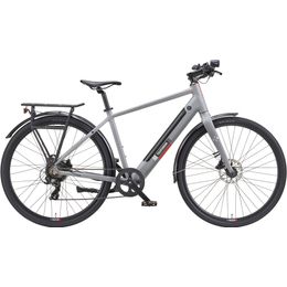 Telefunken E-Bike "UH200", 48cm, 28 Zoll (71,12cm), grau, Elektrofahrräder, Pedelec, Elektrofahrrad für Herren u. Damen, Urbanbike