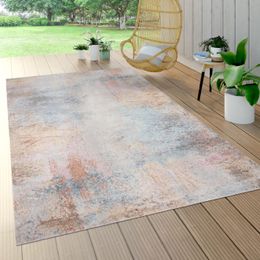 Teppich Paco Home, H:8mm &Oslash;:200cm, bunt, Polypropylen, Wohnzimmer, Teppiche, "Torres 273", modernes abstraktes Design, In- und Outdoor geeignet,