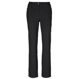 GOLDNER Damen Stoffhose "Perfekte Super-Stretch-Hose CARLA", schwarz, Gr. 38, Obermaterial: 72% Viskose CV. 25% Polyamid PA. 3% Elasthan EL., Hosen