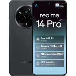 REALME Smartphone "14 Pro 5G", 256 GB, grün, Mobiltelefone