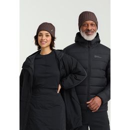 Jack Wolfskin Herren Beanie "RIB KNIT BEANIE"peat, 50% Acrylic, 50% Wool, M&uuml;tzen