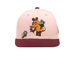 KOAA Baby Baseball Cap "Maus - Blumenstrauß", rosa, Gr. 3, bestickt, 100% Baumwolle, Caps, mit detailreicher Stickerei