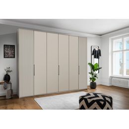 Dreht&uuml;renschrank Wiemann, B:295,2cm H:236cm T:58cm, beige, Holzwerkstoff, Schr&auml;nke, "Denver", hochwertige Beschl&auml;ge