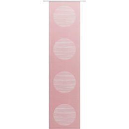 Neutex for you! Schiebegardine NEUTEX FOR YOU, B:57cm H:225cm, rosa, Scherli, Polyester, Wohnzimmer, Gardinen, "Padova", inkl. Befestigungszubeh&ouml;r, Breite: 57 cm