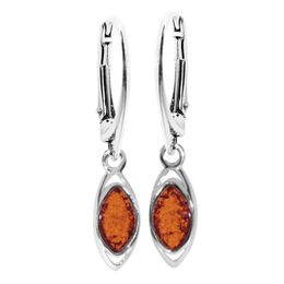 OSTSEE-SCHMUCK Damen Paar Ohrh&auml;nger "- Telia - Silber 925/000 - Bernstein", Silber 925 (Sterlingsilber), silber, Silber 925 (Sterlingsilber), Ohrringe