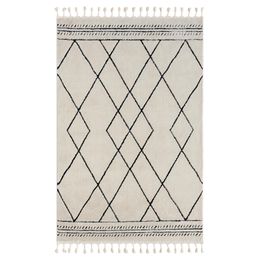 Hochflor-Teppich, B:160cm H:24mm L:230cm, grau, MyFlair M&Ouml;BEL & ACCESSOIRES, Polyester, Polypropylen (PP), Teppiche, "Moroccan Design, LAGERR&Auml;UMUNG",