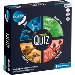 Clementoni Kinder Spiel "Galileo, Das große Quiz", bunt, Spiele, Made in Europe