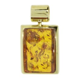 OSTSEE-SCHMUCK Damen Kettenanh&auml;nger "OSTSEE-SCHMUCK Anh&auml;nger Classic 17x12 mm", 28x15mm, Gelbgold 333, 4,7 g, gelb, Gelbgold 333, Schmuckanh&auml;nger