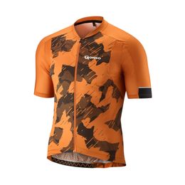 Gonso Herren Radtrikot "ARDOLE", orange, Gr. S, 84% Polyester, 16% Elastan, Trikots, Hoch atmungsaktive Mesheins&auml;tze, extra leicht
