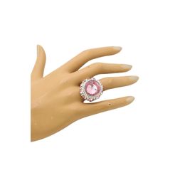 Damen Fingerring "Victoria", Messing, rosa, Collezione Alessandro, Messing, Fingerringe