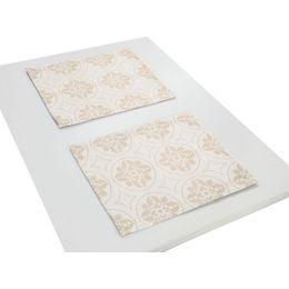 Platzset Adam, B:30cm L:40cm, beige, Obermaterial: 100% Baumwolle, Platzsets, "Romantic Puligny"