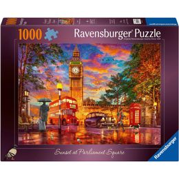 Ravensburger Kinder Puzzle "Sonnenuntergang in London", bunt, B:70cm H:50cm, Puzzles, Made in Germany