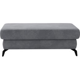 Sit & More Polsterhocker SIT & MORE, B:121cm H:45cm T:67cm, grau, 100% Polyester, Hocker, "Bolero"