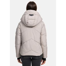 Marikoo Damen Winterjacke "Simaraa", grau, Gr. M, Obermaterial: 100% Polyester; Innenseite: 100% Polyester; Fellimitat: 100% Polyester, Jacken, mit