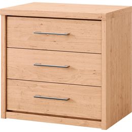 Nachtkommode Priess, B:50,5cm H:49cm T:35,5cm, grau, Spanplatte, Sideboards, "Arnsberg"