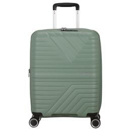 Damen Hartschalen-Trolley "FLYTWIST, verschiedene Größen und Farben", American Tourister, grün, Polypropylen, Koffer, Hartschalen-Koffer